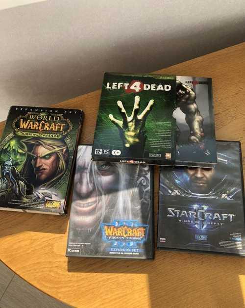 World of warcraft, left for dead, warcraft 3, star