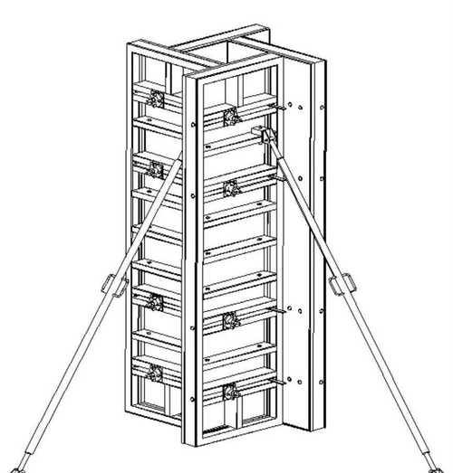 Опалубка монолитных колонн. Аренда, продажа
