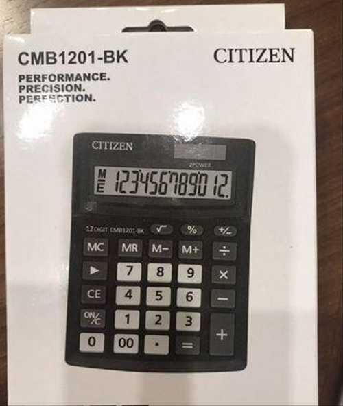 Калькулятор citizen CMB 1201-BK