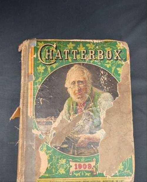 Антикварная детская книга "Болтун". 1909 год. англ
