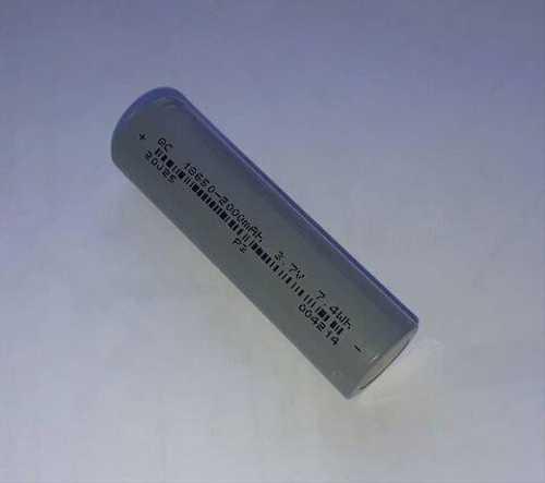 Аккумулятор 18650, Li-ion, 3,7V, 2000 mAh, 58178