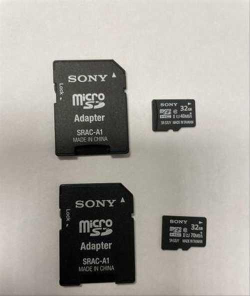 Разные карты microSD