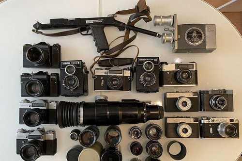 Советские объективы и фотоаппараты