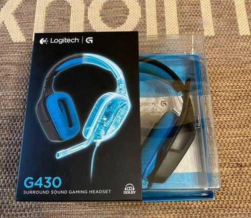 Игровая проводная гарнитура Logitech G430 звук 7.1