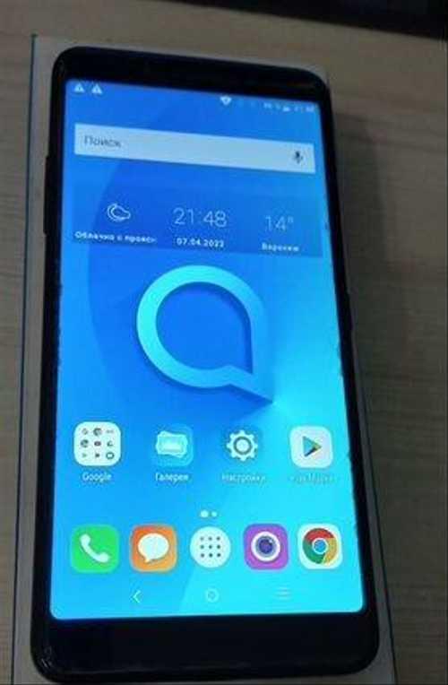 Смартфон Alcatel 3V 6" 16гб рабочий