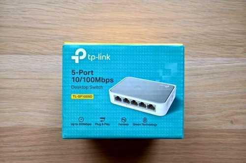 TP-Link 100Мбит/с настольный коммутатор TL-SF1005D