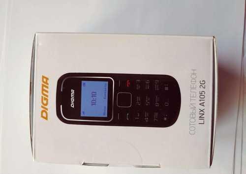 Сотовый телефон Digma Linx A105 2G новый
