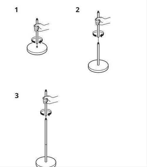 Трубка для удлинения Торшер NUT IKEA икеа Лампа