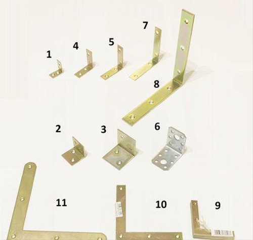 Уголок крепежный оцинкованный