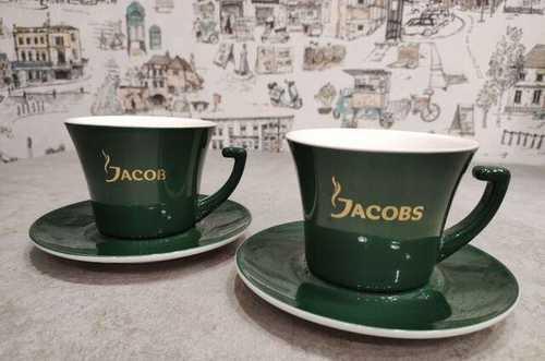Набор кофейных чашек с блюдцами Jacobs, 2 шт
