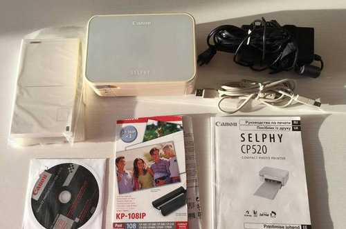 Компактный фотопринтер Canon Selphy CP520