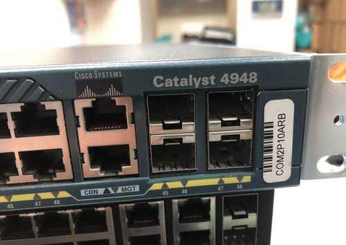 Коммутатор Cisco Catalyst WS-C4948 порты 1G