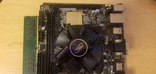 Материнская плата asus H110I-plus, 1151, mini-ITX