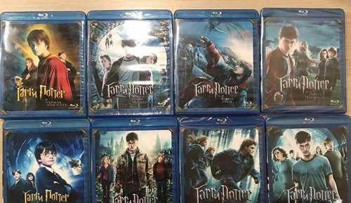 Гарри Поттер Фильмы. Коллекция диски blu-ray