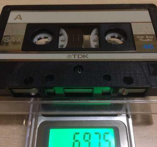 Аудиокассеты редкие TDK 46 с большими катками