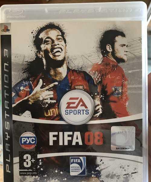 Лицензионная игра Fifa 08 PS 3