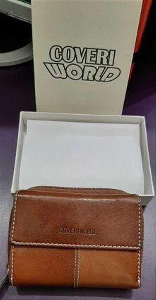 Бумажник кожаный