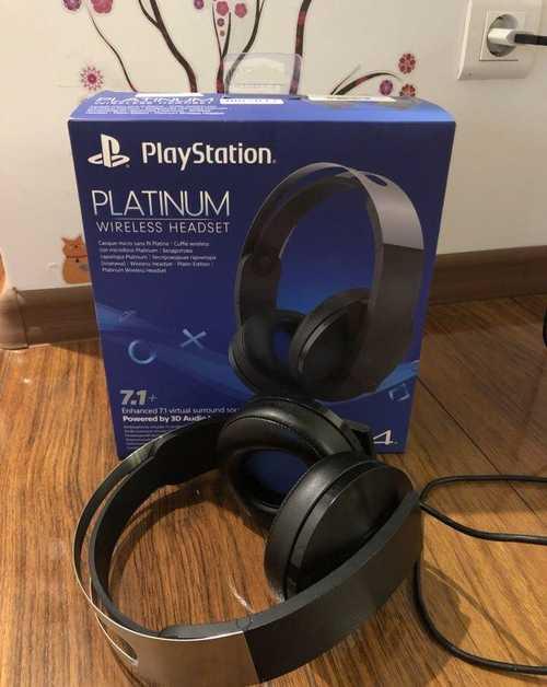 Беспроводные наушники Sony Playstation Platinum
