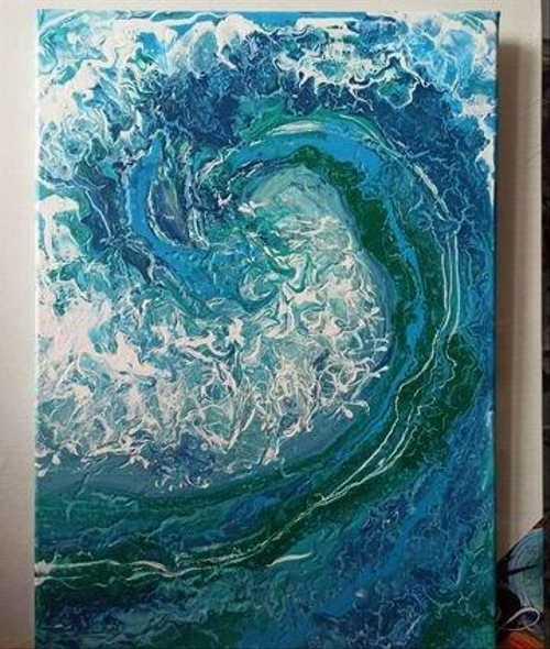 Интерьерная картина "Морская волна"