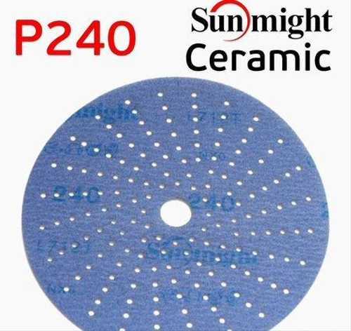 Круг шлифовальный ф150 Sunmight ceramic (P240)