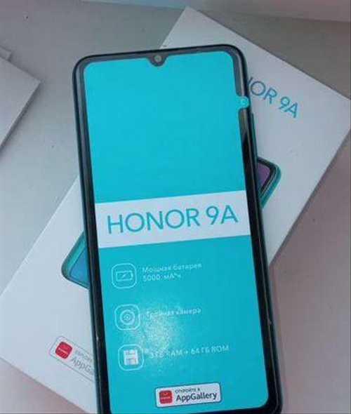 Смартфон Honor 9A 64 гб голубой