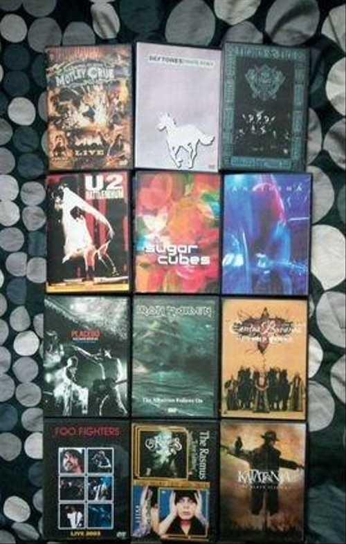DVD с концертами рок групп