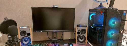 Игровой пк ryzen 5600x/1650super/16gb/ ssd 500gb