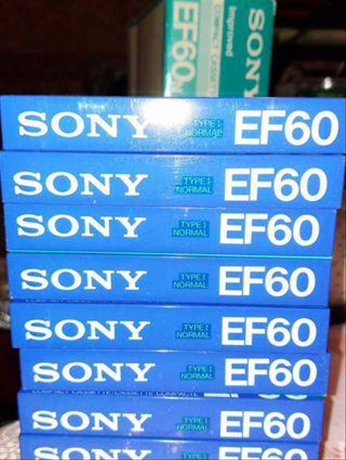 Аудиокассеты новые sony ef60