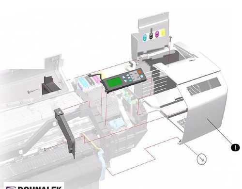 Запчасти на плоттеры HP Designjet 500 800