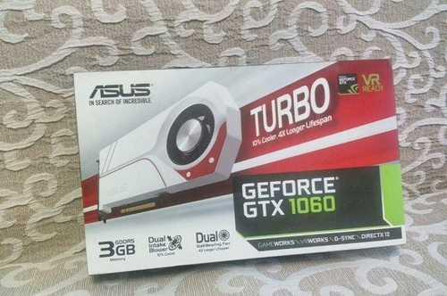 Видеокарты Asus Geforce GTX 1060 3gb