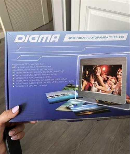 Цифровая фоторамка digma pf-790