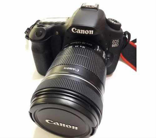 Фотоаппарат Canon 60D 18-135 IS и штативом Hama