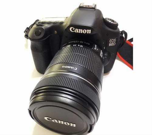 Фотоаппарат Canon 60D 18-135 IS и штативом Hama