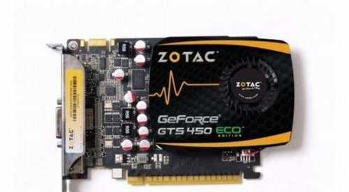 Видеокарта zotac GTS 450 2 GB
