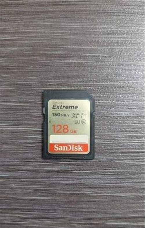 SD карта SanDisk Extreme 128GB 150MB/s