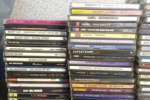 Коллекция CD rock музыки 70,80,90ых годов