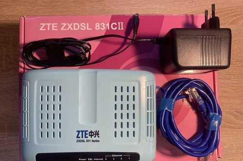 Wifi роутер ZTE zxdsl 831CII