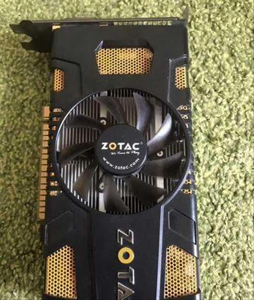 Видеокарта zotac GTX550 Ti 1GB 192BIT DDR5