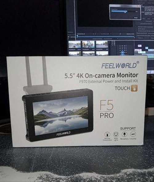 Накамерный монитор Feelworld f5 pro