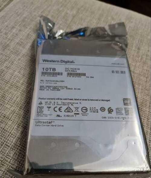 Жесткий диск HDD 10тб WD Ultrastar DC HC510