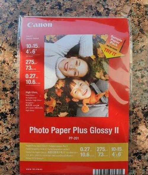 Фотобумага Canon PP-201 photo paper plus glissy II