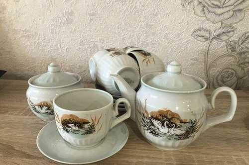 Фарфоровый чайный сервиз