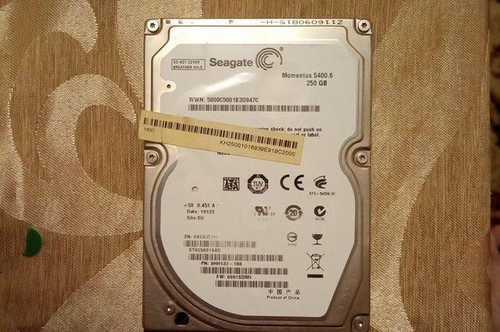 Жесткий диск 250gb Seagate Momentus ST9250315AS