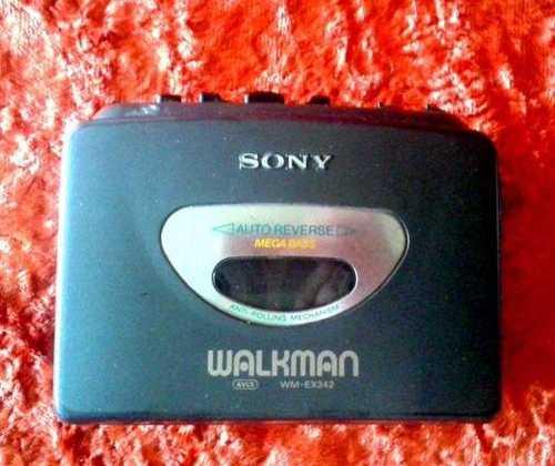 Плеер Sony Walkman WM-EX342 Рабочий Винтаж 90-е