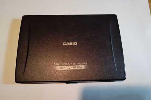 Банк данных Casio dc-7800rs ретро 1996 г