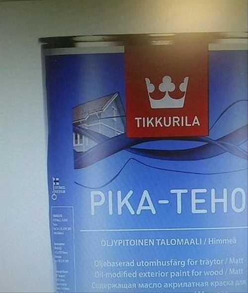 Pika teho classic. Тиккурила пика Техо. Пика Техо краска. Краска Тиккурила Pika-teho 9 л. Тиккурила пика Техо отзывы.