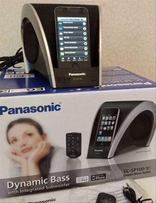Apple iPod Touch + аудиосистема Panasonic 2-1