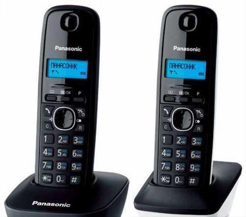 Радиотелефон Panasonic KX-TG1612RU1 черный