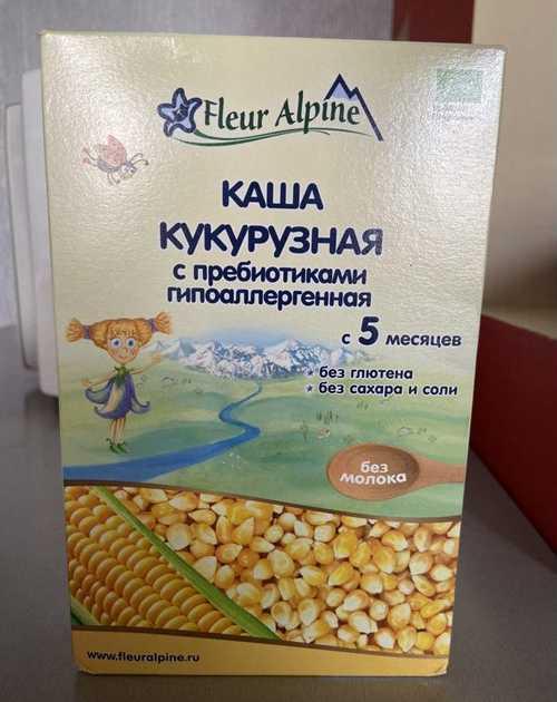 Fleur alpine кукурузная каша безмолочная