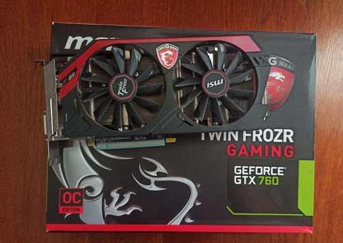 Видеокарта MSI GTX760 Twin Frozr OC